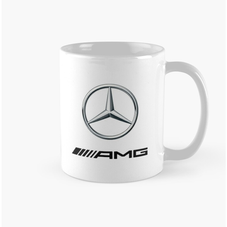 Glass Mug | GIFT | Mercedes Amg Logo | Shopee Malaysia