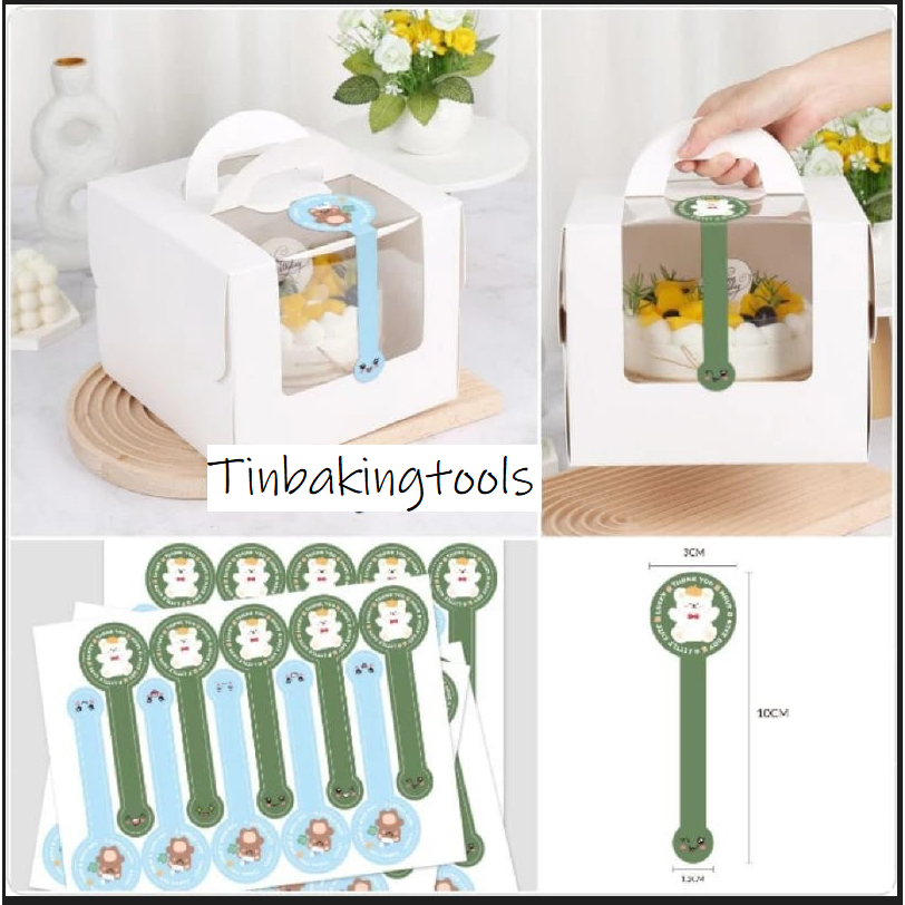 100pcs tq Sticker thank you Sticker handmade Sticker Seal box Sticker ...