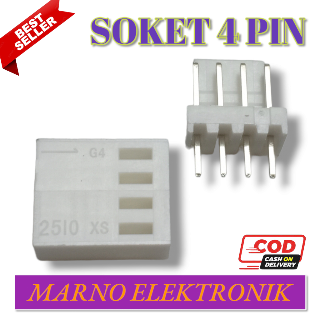 Socket 4PIN 4 PIN 2510 ORIGINAL ORIGINAL ORIGINAL | Shopee Malaysia