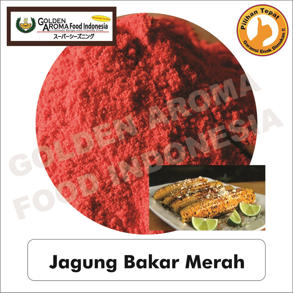 MERAH Red Grilled Corn Flavored Sprinkle Powder 500gr Delicious Halal ...