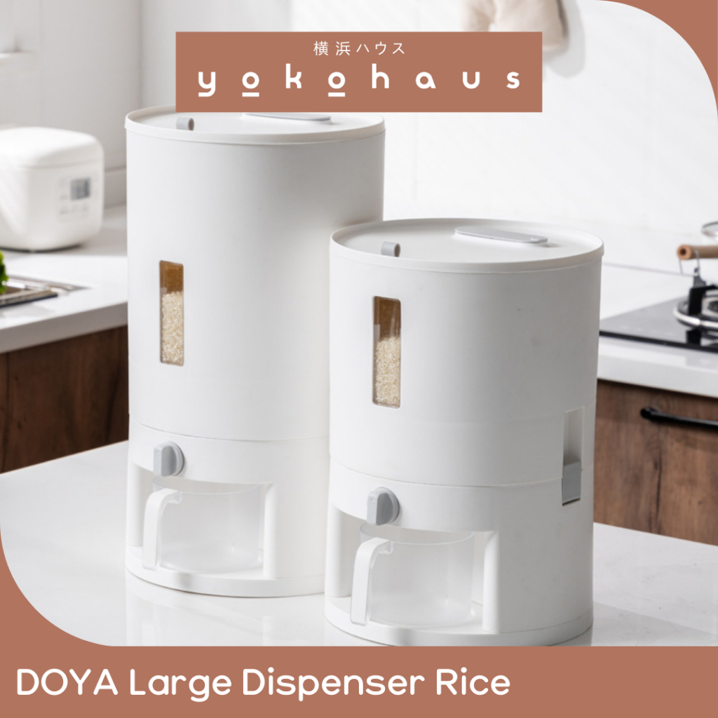 (YOKOHAUS) Doya Aesthetic Rice Container For Smart Rice Storage ...
