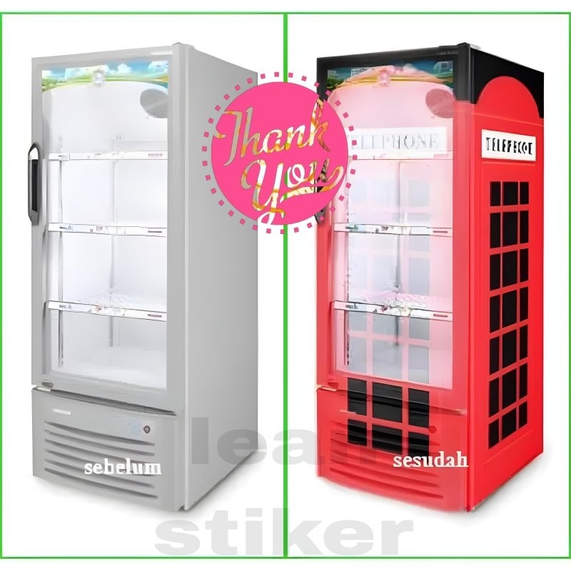 Telepone motif full body showcase sticker | Shopee Malaysia