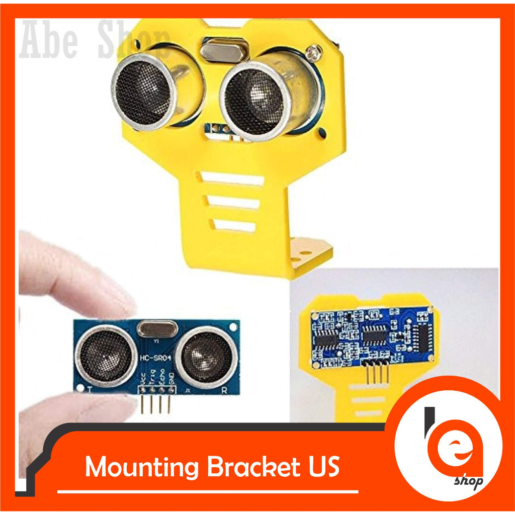 Mounting Ultrasonic Bracket Ultra Sonic Sensor Mount HC SR04 Holder ...