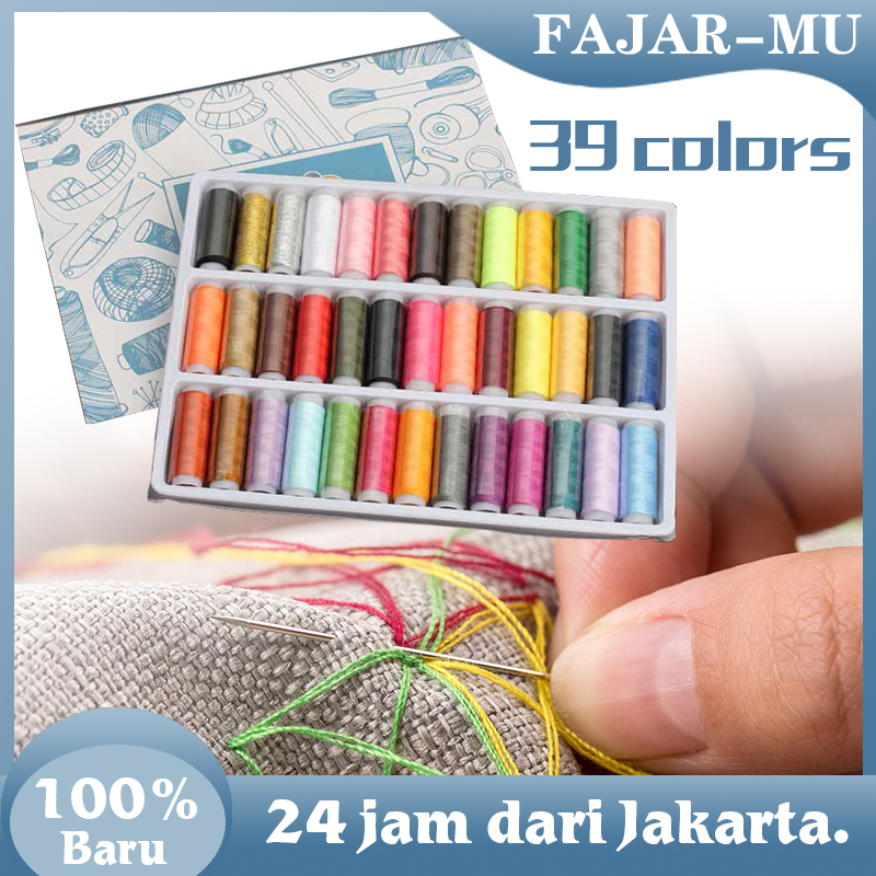 MESIN Sewing Thread 39 Colors 1 Box Sewing Thread Sewing Accessories ...