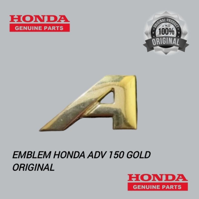 Original ADV 150 GOLD LETTER EMBLEM (A &D). | Shopee Malaysia