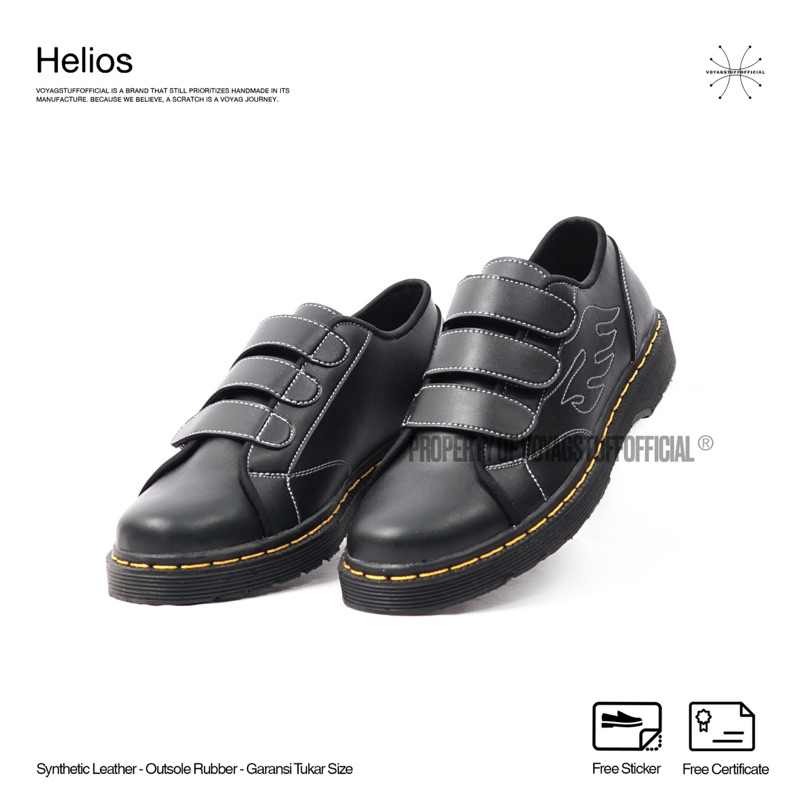 Voyagstuffofficial - Helios Boot Black | Shopee Malaysia