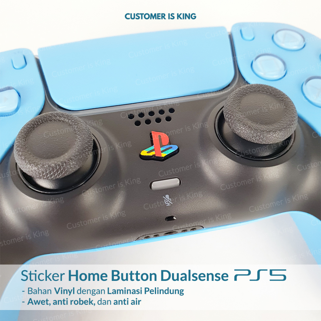 Home Button Dualsense Sticker PS5 Joystick Stick Playstation Logo ...