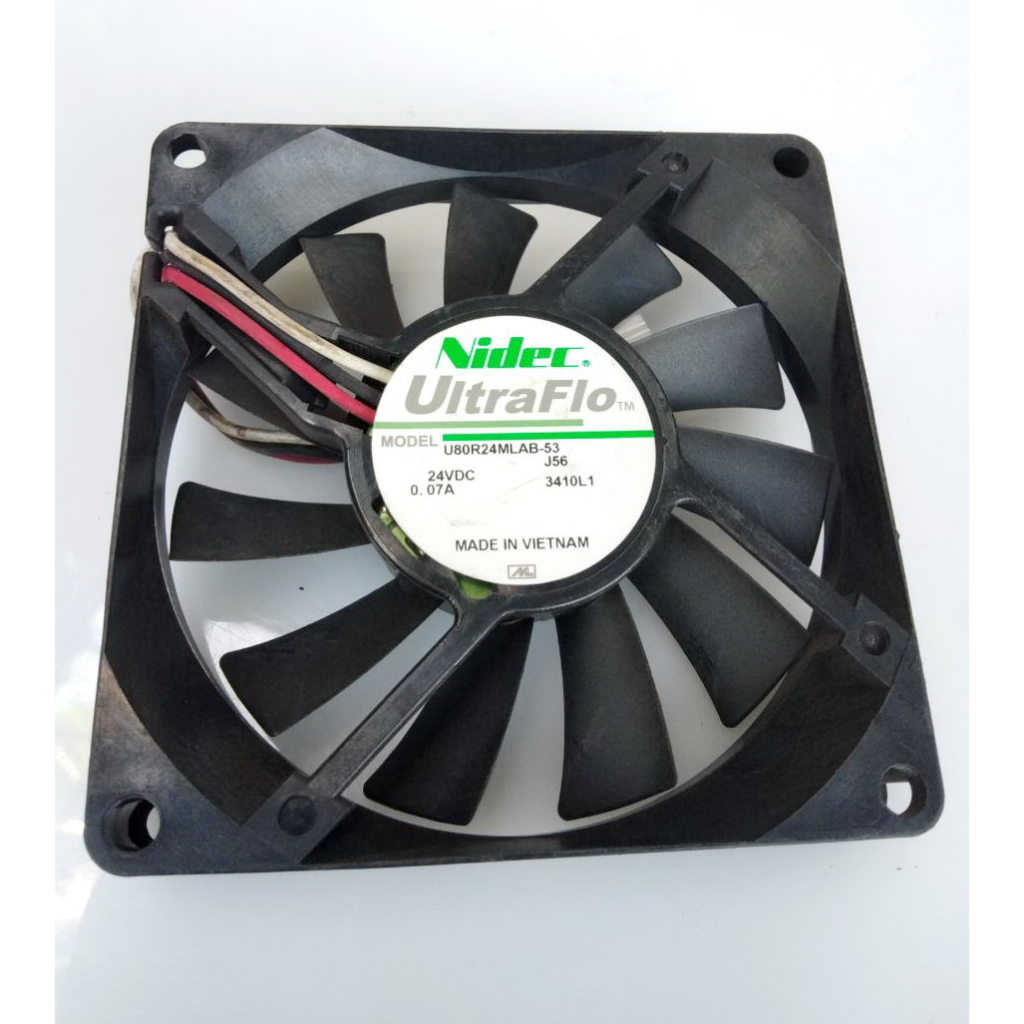 Fan dC brushless Nidec 24vdc 0.07A 8x8x1.5cm | Shopee Malaysia