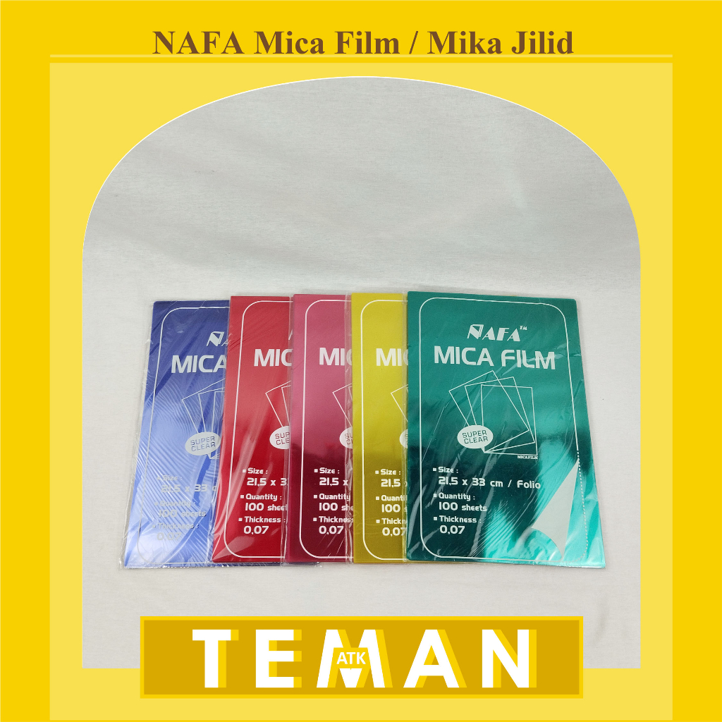 Plastic Binding Mica / Plastic Film Mica Color NAFA F4/FOLIO (MFF ...