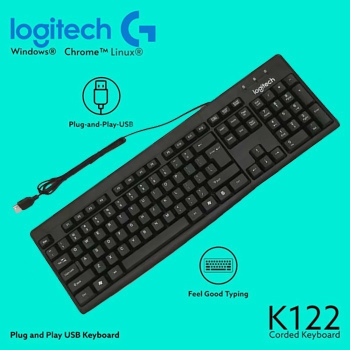 K122 | Original K122 USB KEYBOARD | Shopee Malaysia