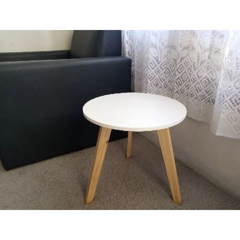 Round Table/Corner Table/Aesthetic Table Size 40x40 | Shopee Malaysia