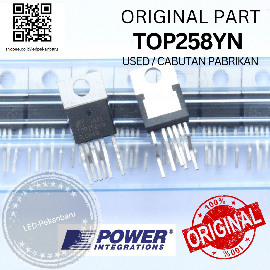 Original IC TOP258YN TOP258 TOP 258YN 258 CABUTAN INTEGRATD OFF-LINE ...