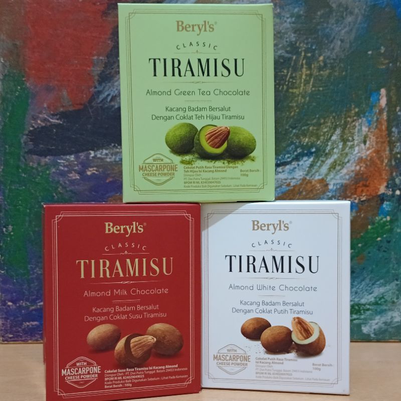 Beryl's 100GR Tiramisu Almond Chocolate Box Chocolate Malaysia Beryl ...