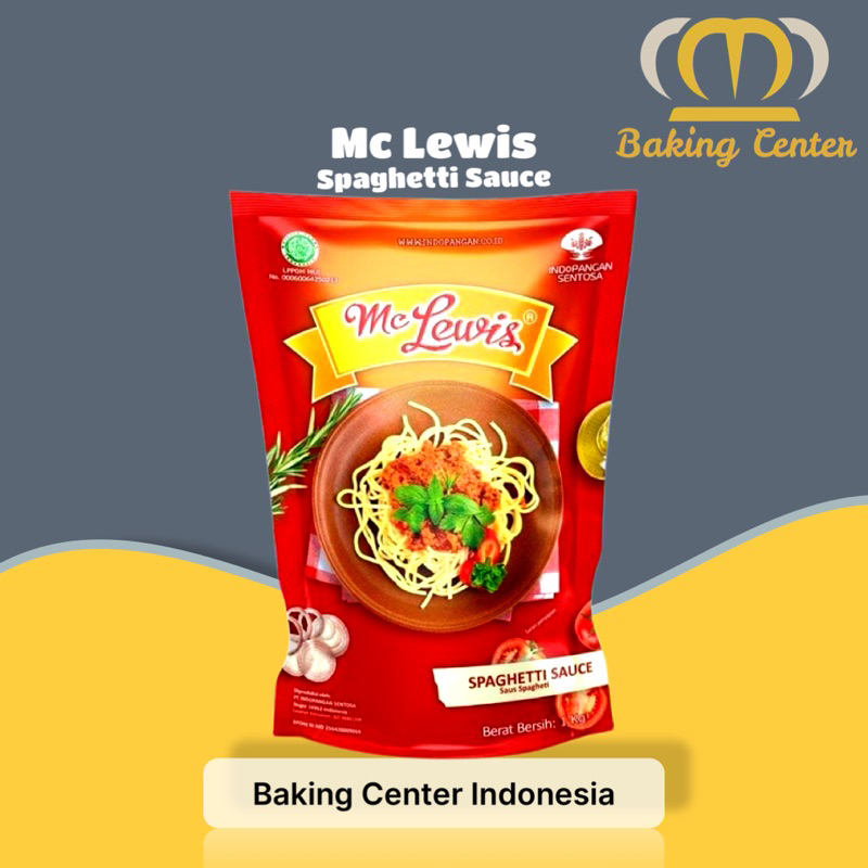 Mc Lewis Spaghetti Sauce 1kg - Mc Lewis Spaghetti Sauce 1kg | Shopee ...