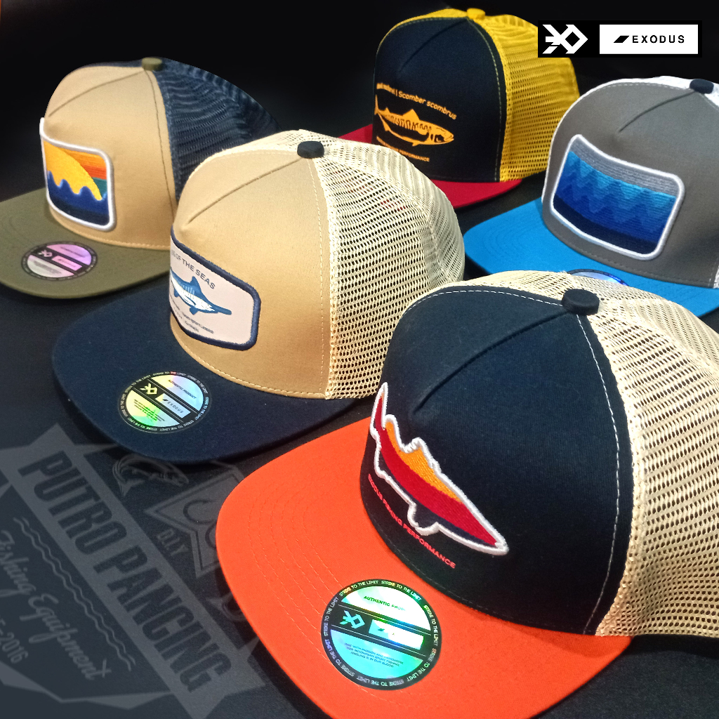 Exodus Fishing Snapback Cap Hat New Product 2023 | Shopee Malaysia