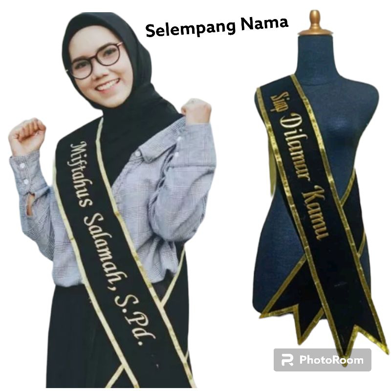 Graduation Sash Name Sash/Birthday Sash Graduation Shawl | Shopee Malaysia