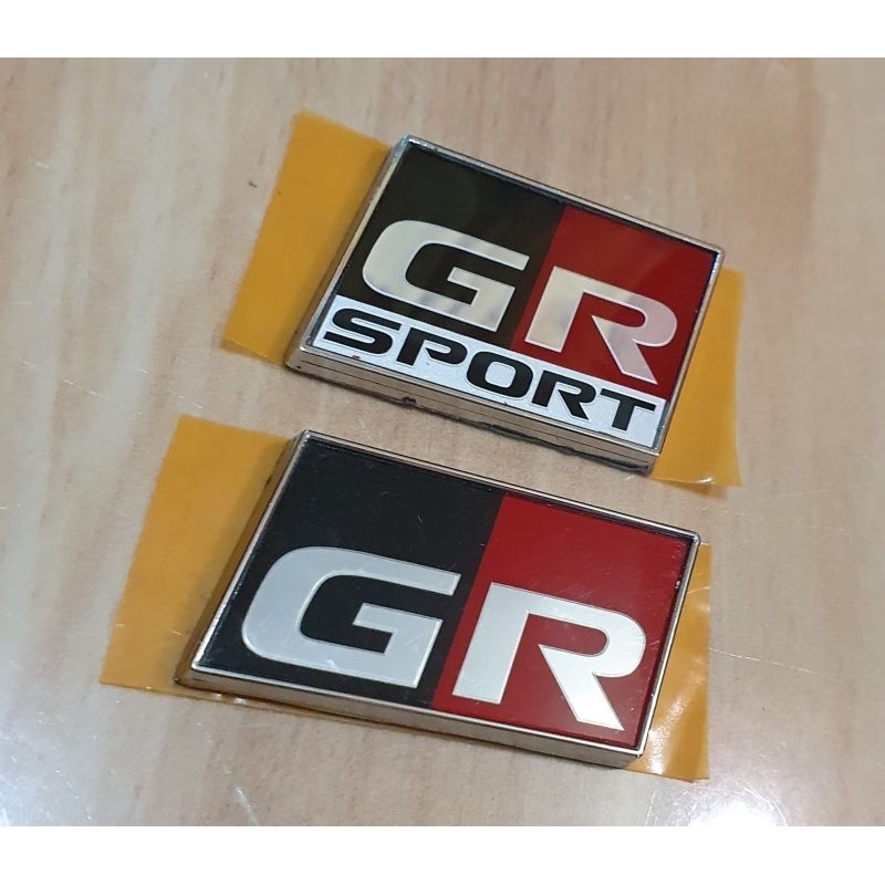 Emblem GR GR GR SPORT TOTOTA AGYA AVANZA RUSH VIOS YARIS FORTUNER ORI ...