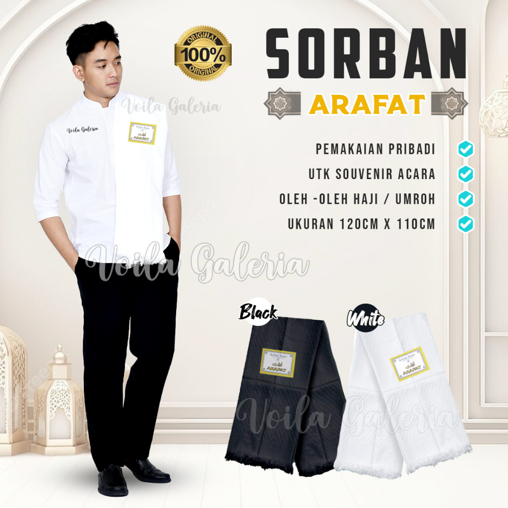 Plain White Arafat Turban - Arabic Fabric Turban - Hajj Wholesale ...