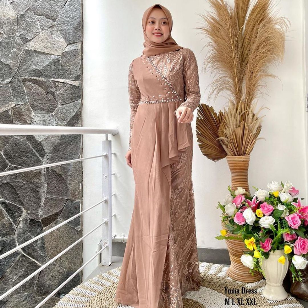 Free Negligee - Latest GAMIS YUMA DRESS FULL Lace MIX Tille/Party And ...