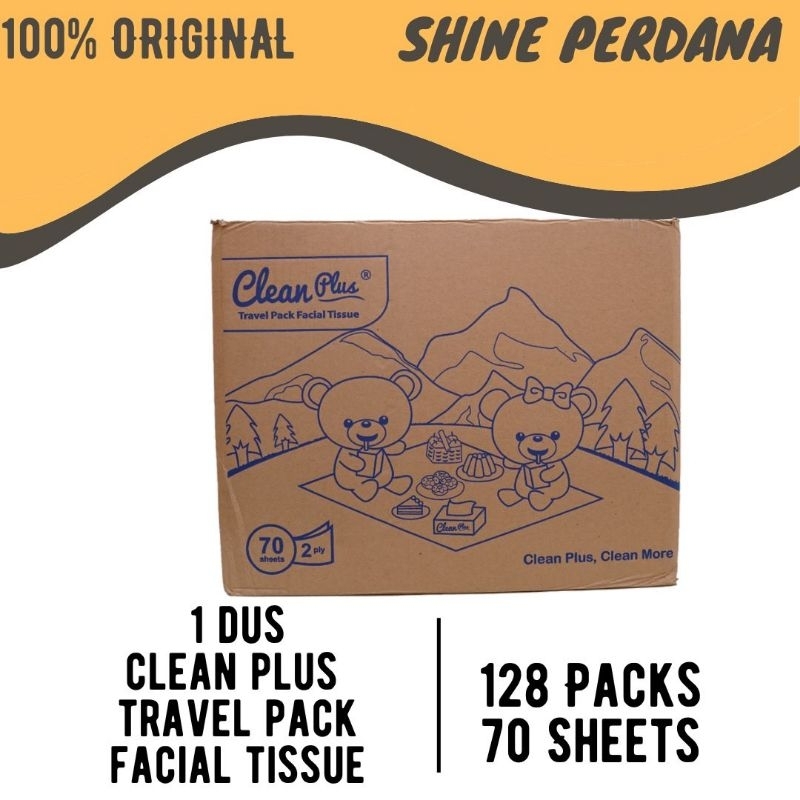 Wholesale | 1 Carton | 1 Box | 128 Packs | Travelpack Tissue | Clean ...