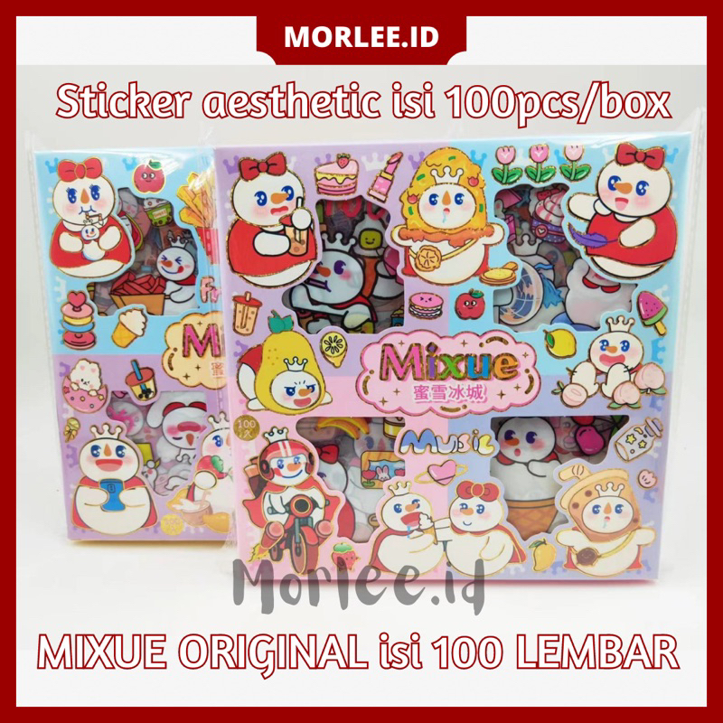 MOMO Mixue indo mixue aesthetic stickers contain 100 viral mixue ...