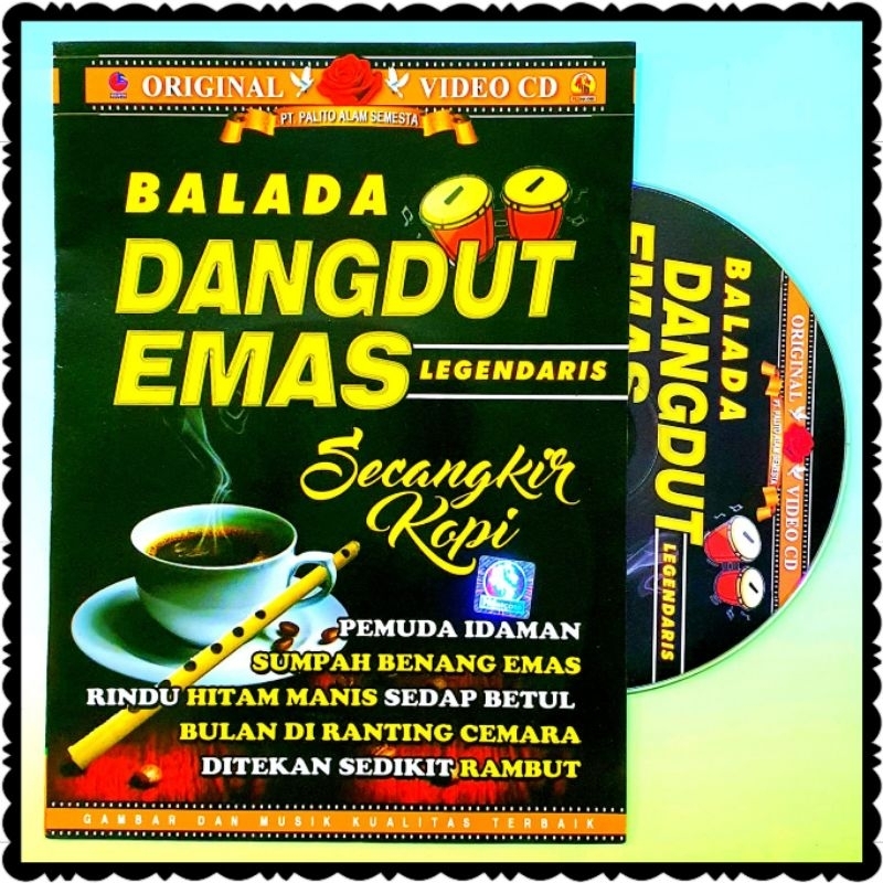 Original VCD Cassettes VCD Legendary DANGDUT KARAOKE Songs-KASET VCD ...