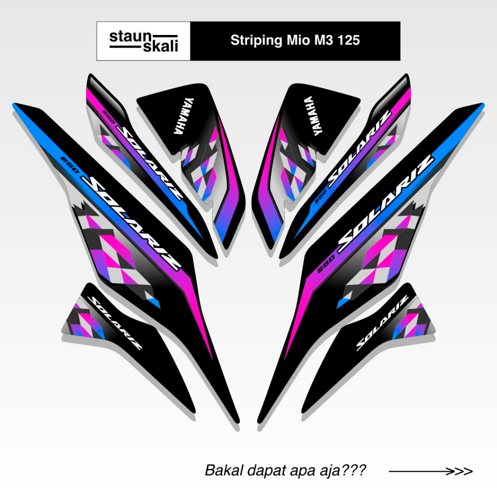 Striping Mio M3 125 Variations (7) Z 125i Yamaha Full Body 2013 2014 ...