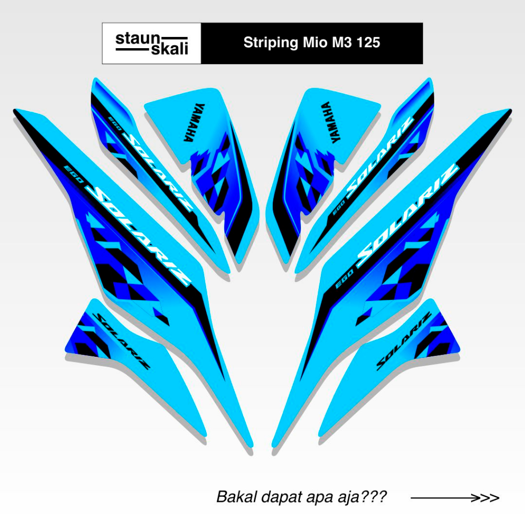 Striping Mio M3 125 Variations (8) Z 125i Yamaha Full Body 2013 2014 ...