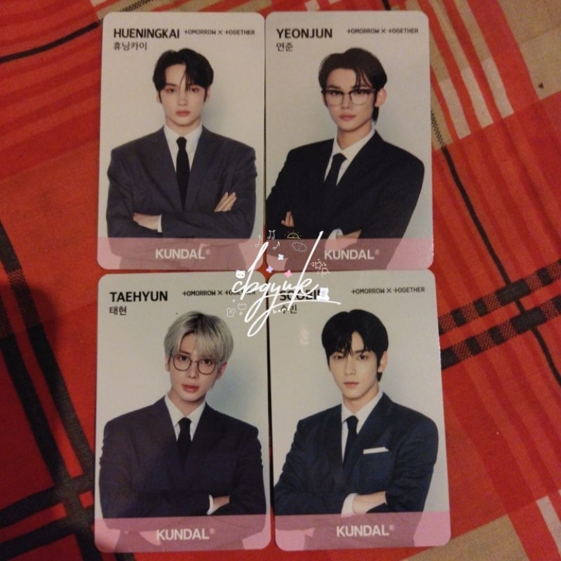 Pc PHOTOCARD ID CARD KUNDAL TXT TOMORROW X TOGETHER CHOI SOOBIN YEONJUN ...