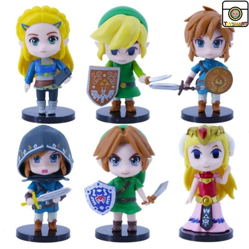 Action Figure Legend Of Zelda Figure Princess Zelda Set Miniature ...