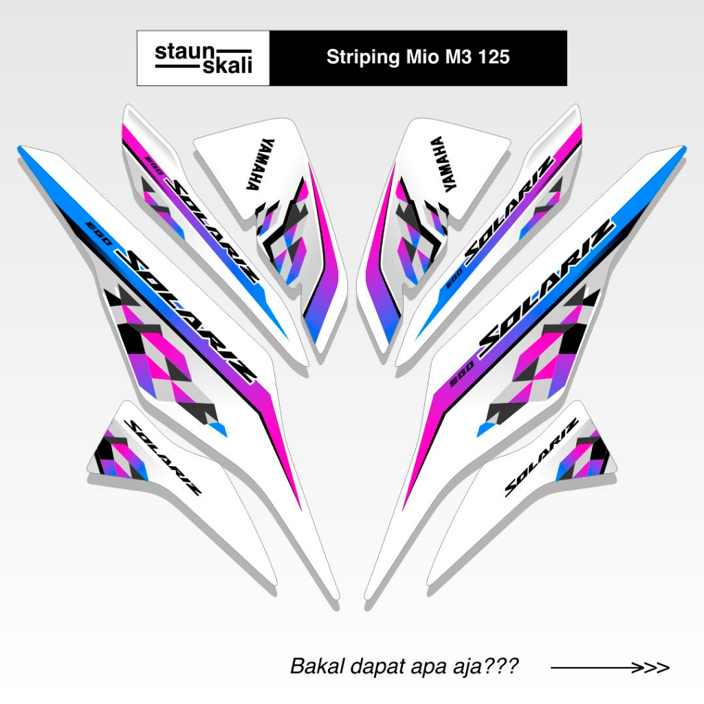 Striping Mio M3 125 Variations (9) Z 125i Yamaha Full Body 2013 2014 ...