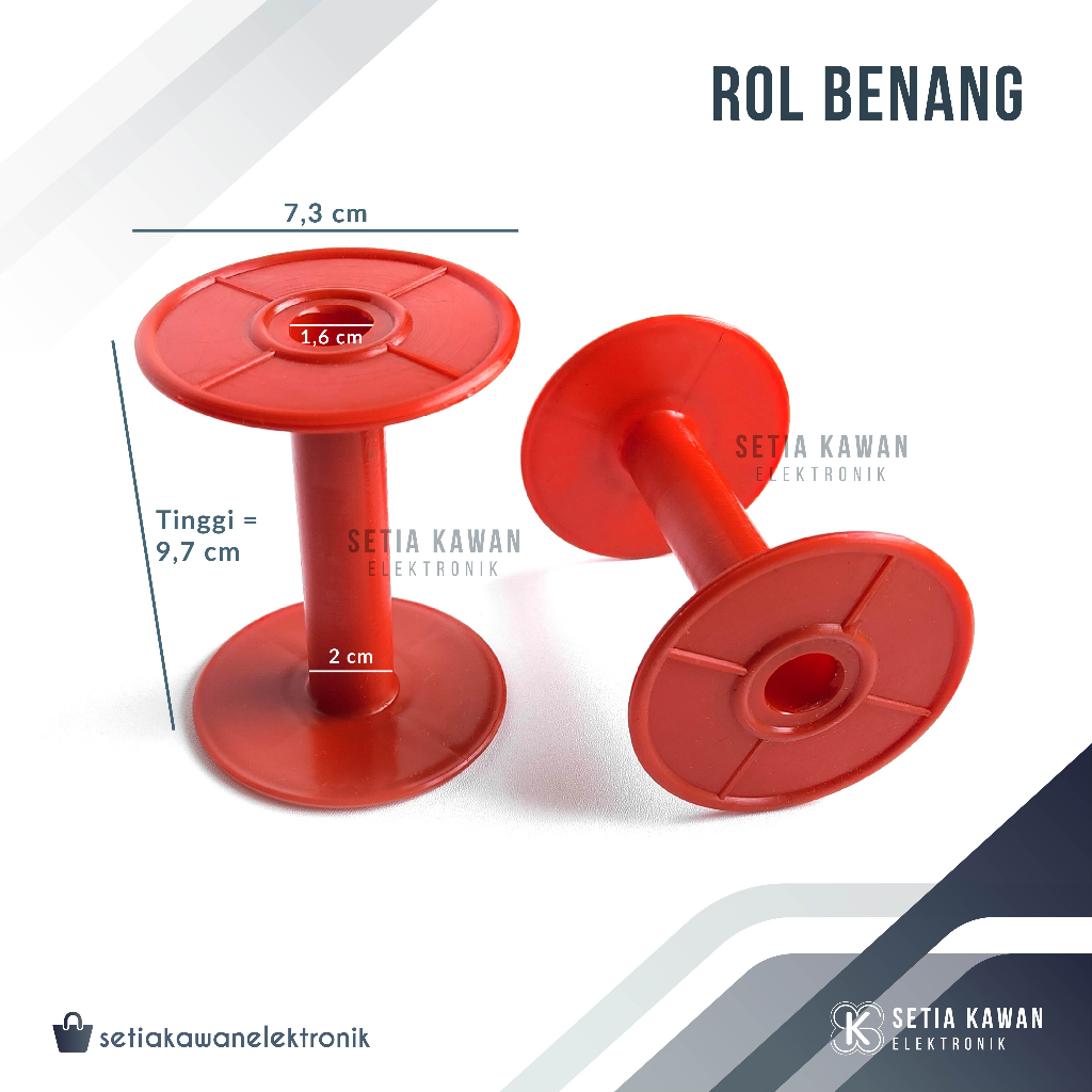 MERAH Rope Ribbon Thread Roller Bobbins / Tin Wire Roll / Cable Roll ...