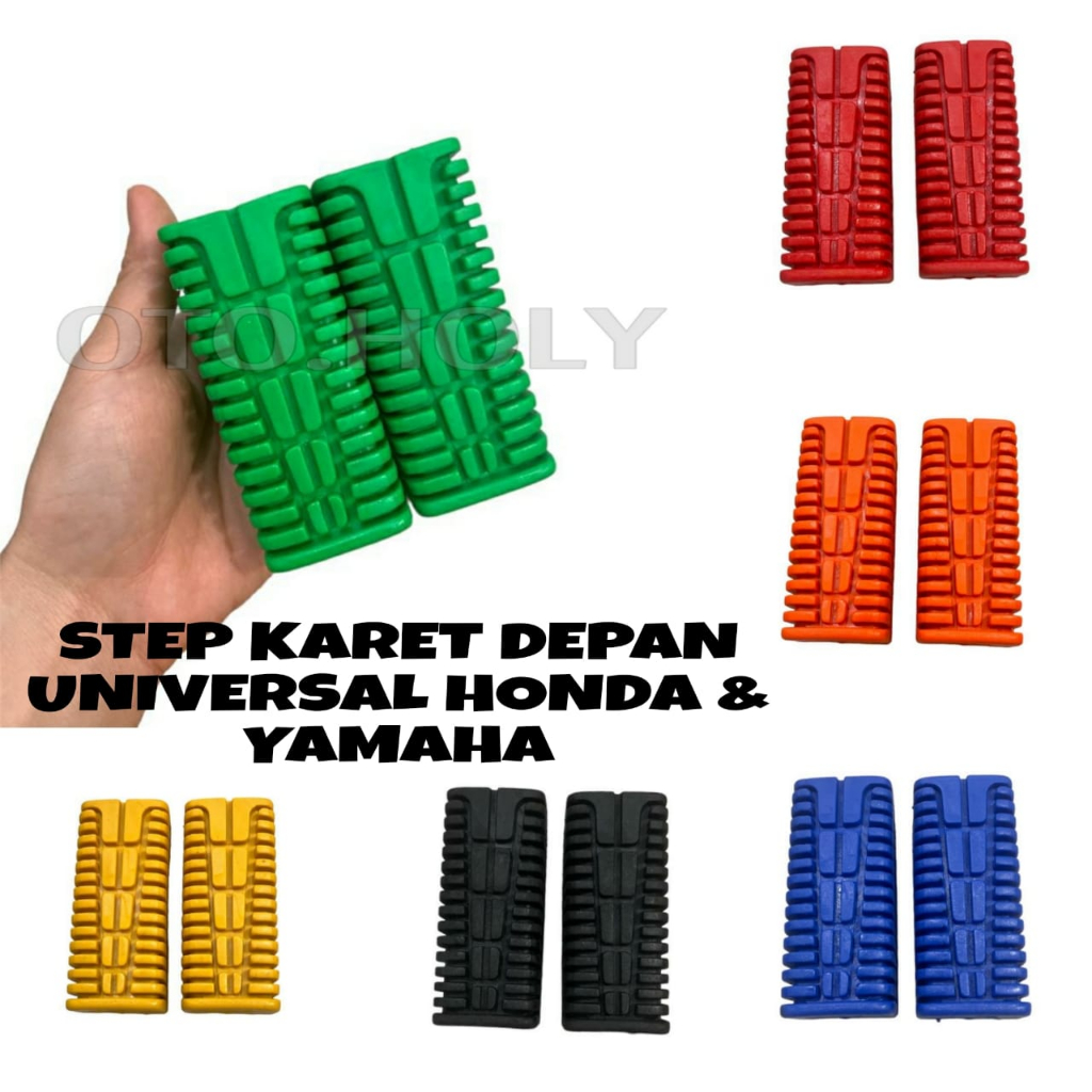MERAH HIJAU FRONT FOOTSTEP RUBBER FRONT STEP RUBBER COLOR RED BLUE ...