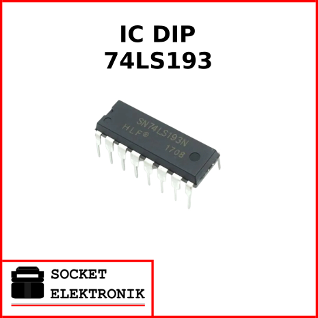 IC 74LS193 74193 DIP Synchronous 4-Bit Binary Counter with Dual Clock ...