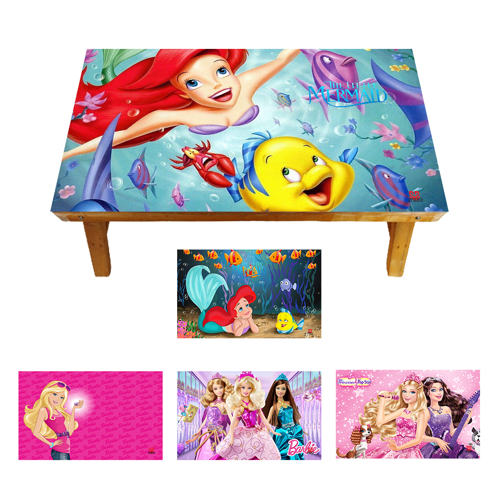 KAYU The Little Mermaid Barbie Wooden Folding Character Children's ...