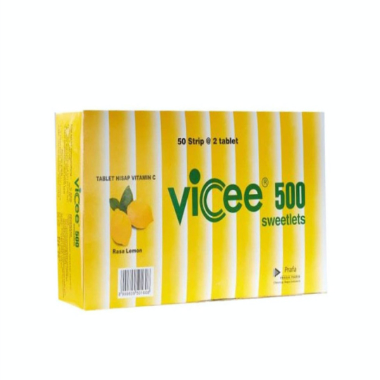 Vicee 500 Vitamin C Suction Tablets/50 Strips (perbox) | Shopee Malaysia