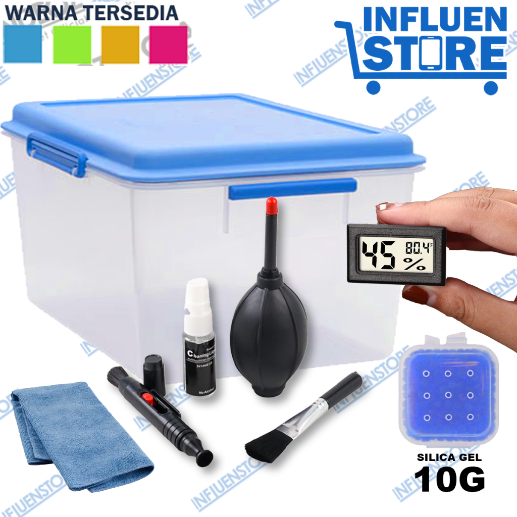 Dry BOX MEDIUM Camera DryBox Camera BOX Blower Lens pen cleaning set ...