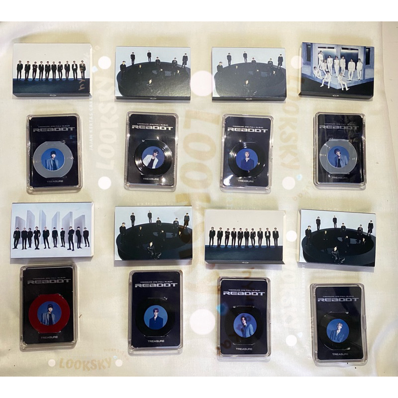 YG Official TREASURE REBOOT ALBUM TAG [ONLY] VER ONYX GRAY HARUTO ...