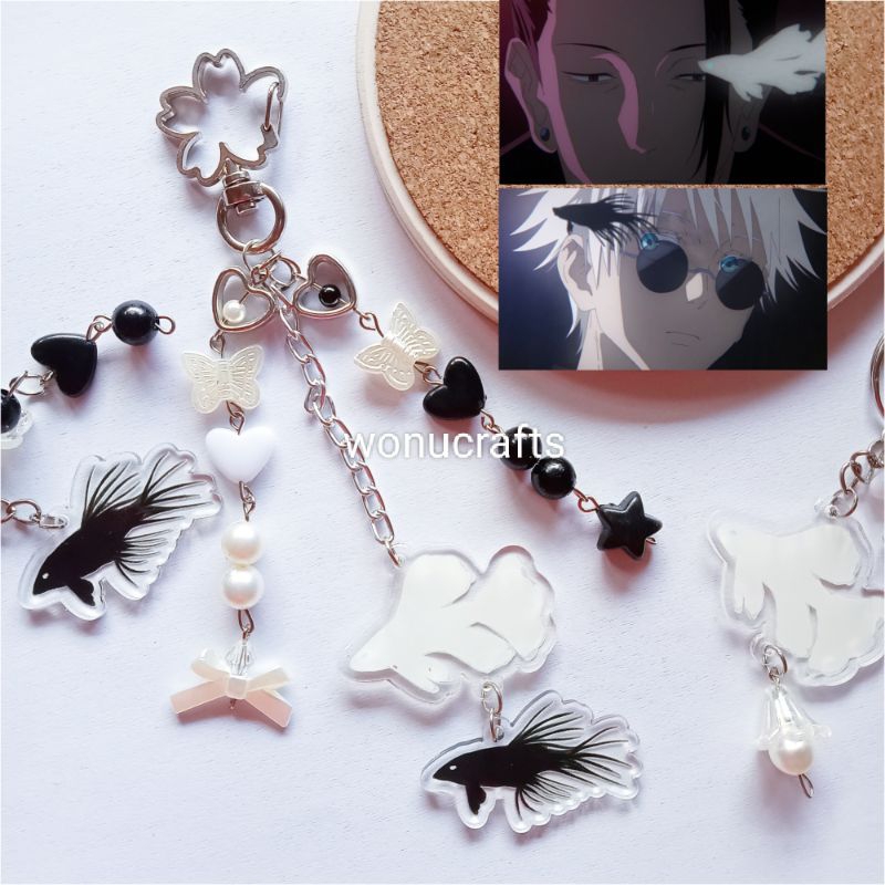Jujutsu kaisen charm satosugu fish keychain | Shopee Malaysia