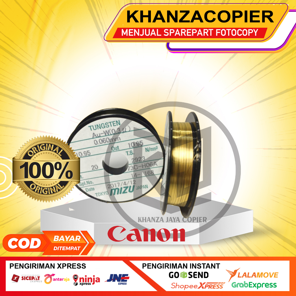 MESIN Corona WIRE FOTOCOPY MACHINE 20M GOLD MIZU 0.60MM Tokyo Japan ...