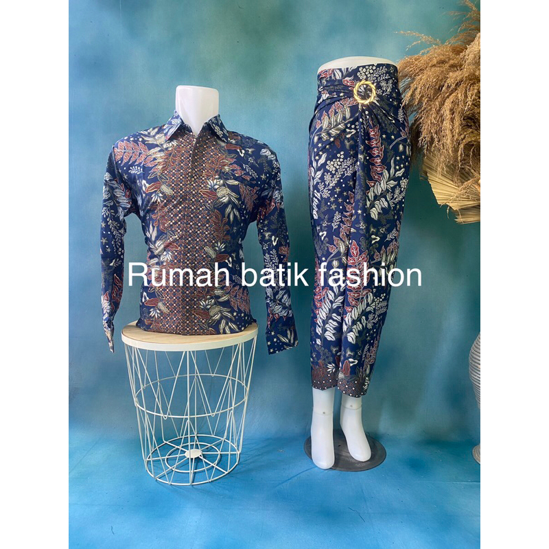 Batik COUPLE/BAJU BATIK COUPLE/BATIK SET/BATIK Long Sleeve/BATIK COUPLE ...