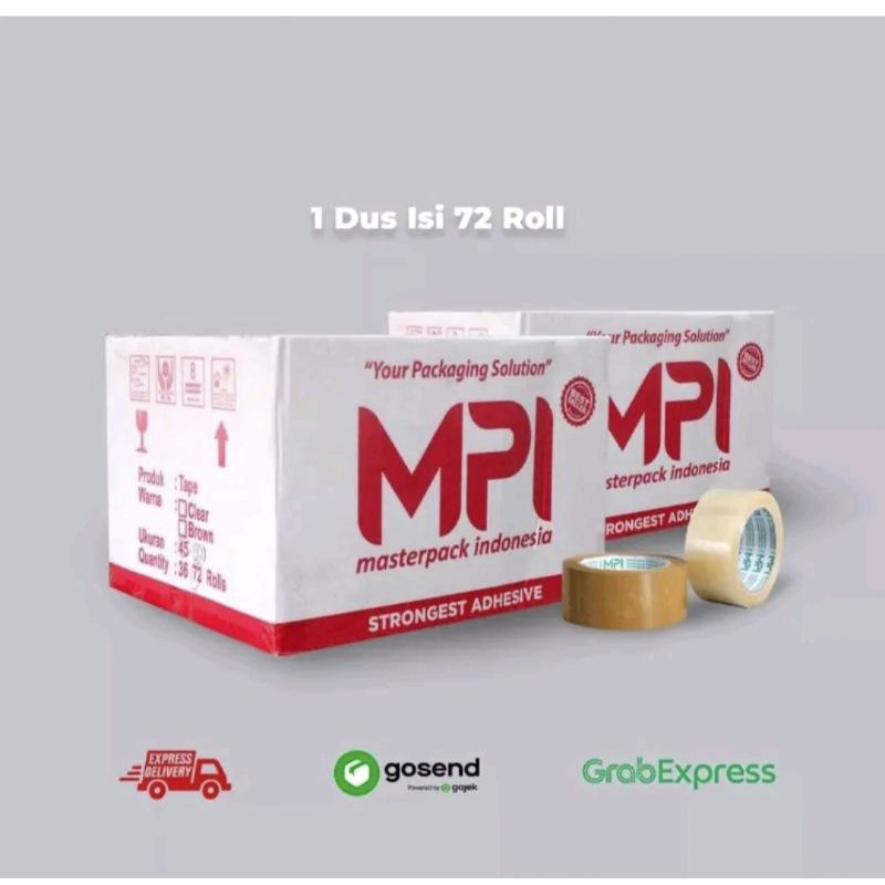 Per Box Clear Duct Tape Brown MPI Economical 100 Yards 1 Box Of 72 Rolls | Shopee Malaysia