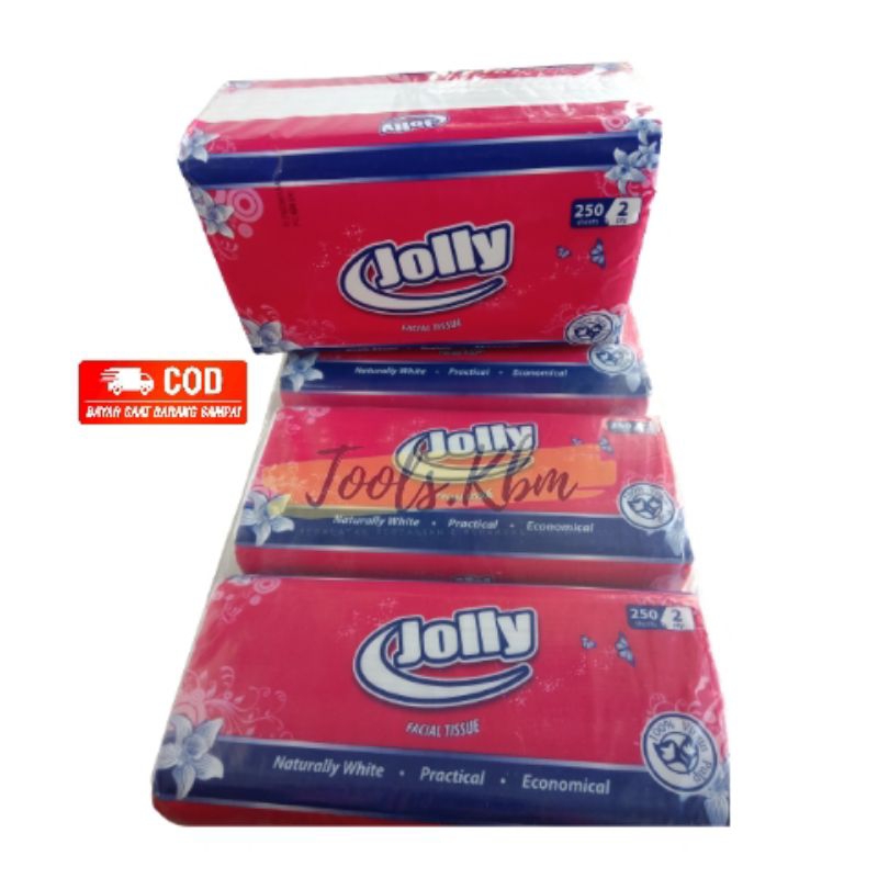 Jolly FACIAL TISSUE 250SHEET | Shopee Malaysia