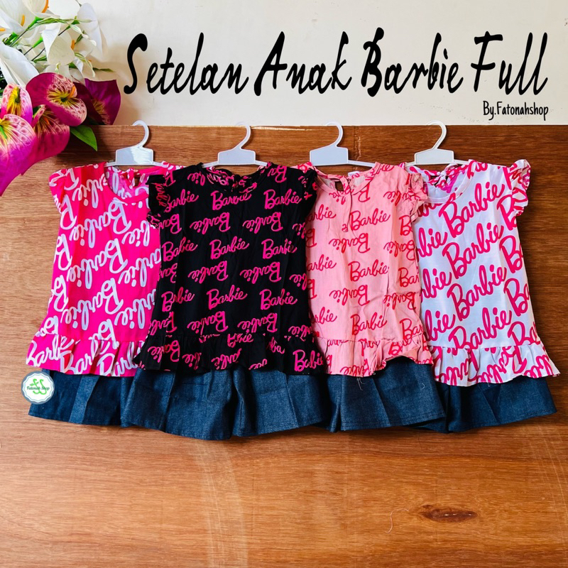 HITAM Barbie suit for children 2 3 years old viral doll for girls fanta ...