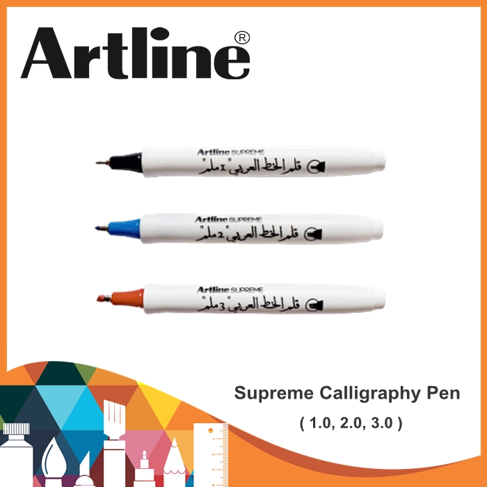 Artline Supreme Calligraphy Pen / Calligraphy Pen / Calligraphy Pen ...