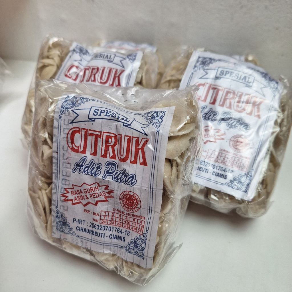 Citruk Chips Seblak Crackers 1 pack contains 10 packs | Shopee Malaysia