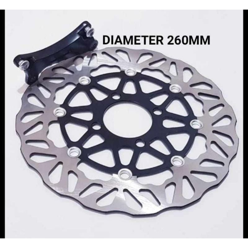 260 MM WIDE DISC DISK FOR HONDA BEAT VARIO SCOOPY MOTORCYCLE etc ...