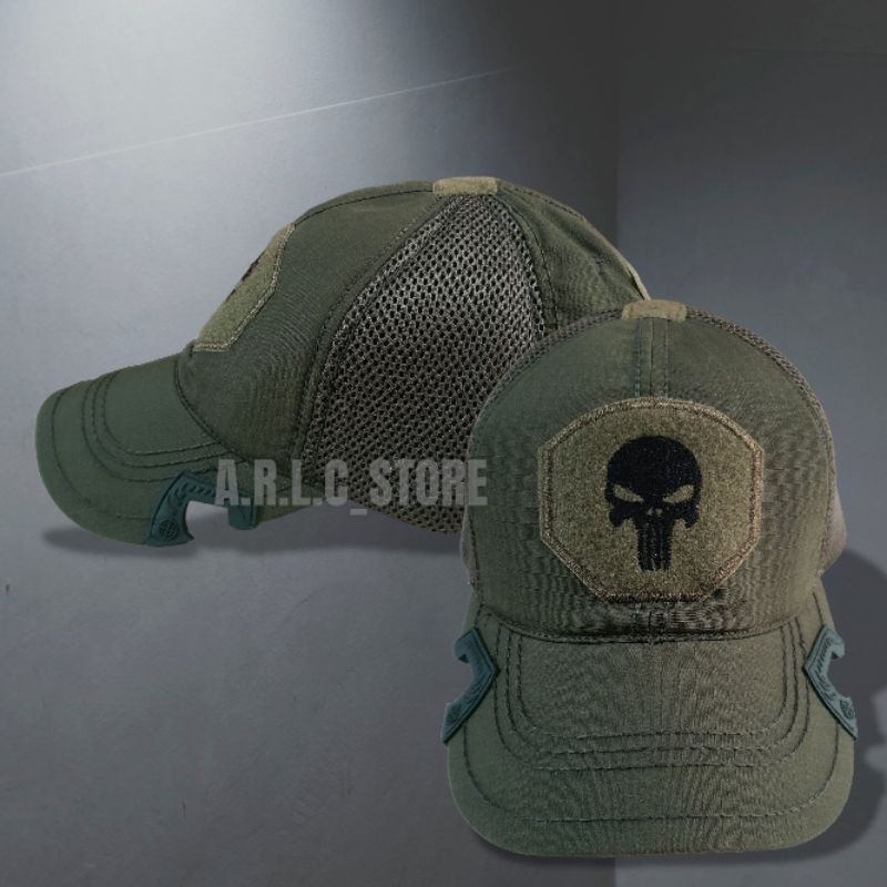 HIJAU Army Green tactical coak funiser Cap - New velcro baseball caps ...