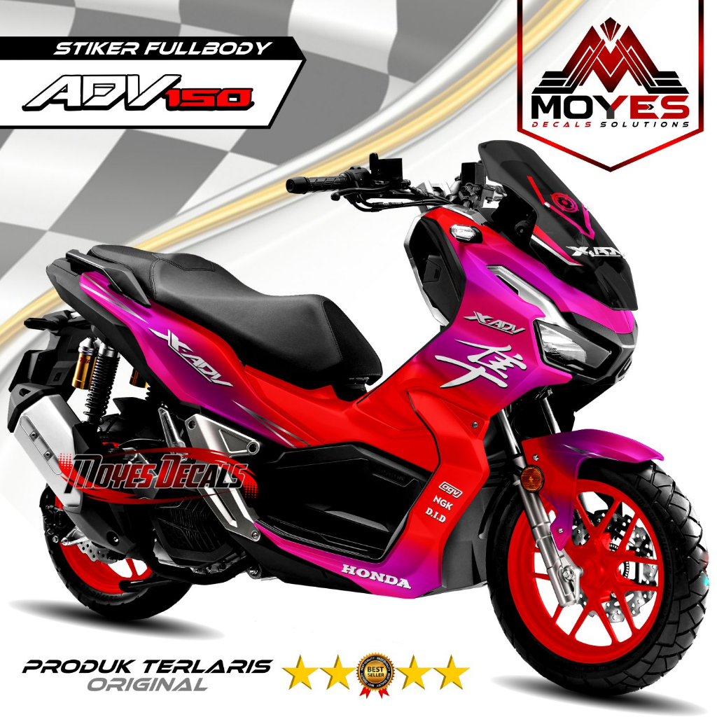 Honda ADV 150 Decal, Honda ADV 150 Decal Sticker with Chameleon Racing ...