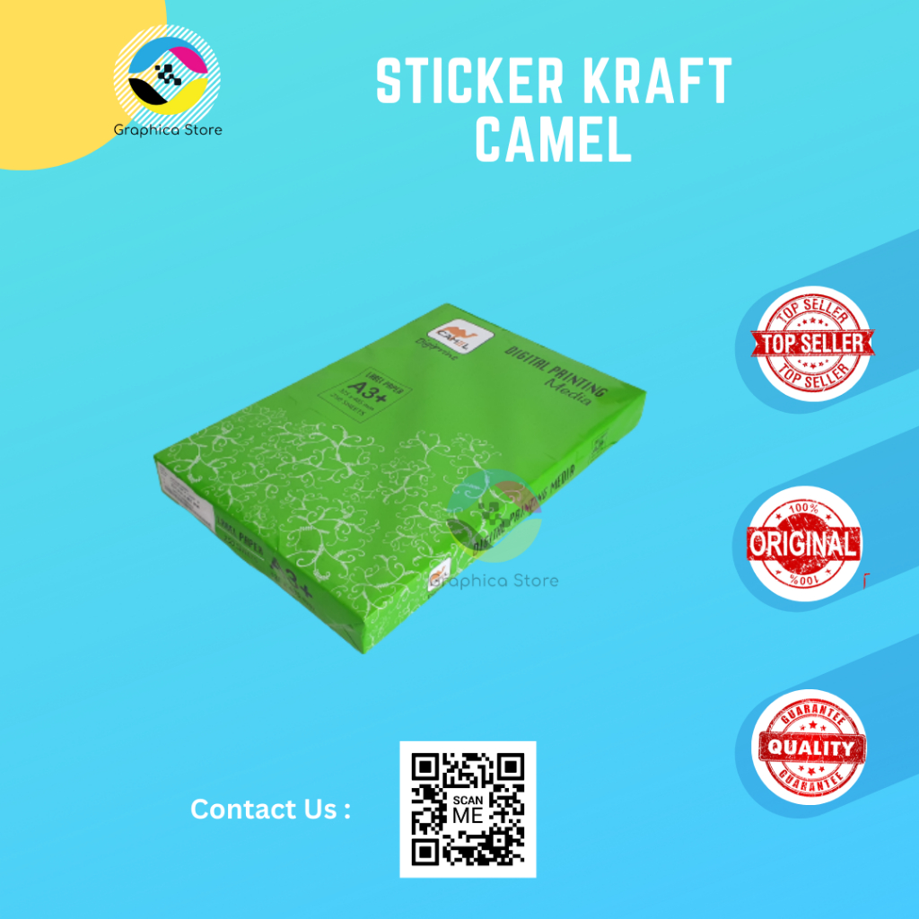 KRAFT CAMEL Sticker | KRAFT A3+ Sticker | Kraft Brown Sticker | Shopee ...